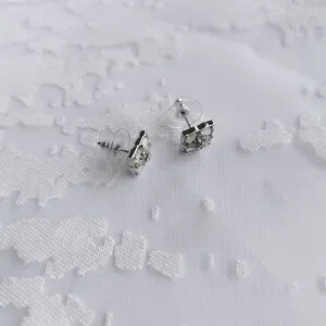 Kendra Scott | Jewelry | Kendra Scott Dira Stone Silver Stud Earrings ...